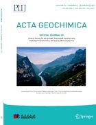 Acta Geochimica | EVISA's Journals Database
