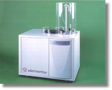 vario Max CN Element Analyzer ( elementar Analysensysteme GmbH ...