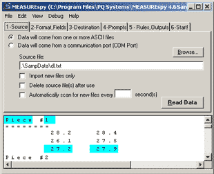 MEASUREspy SPC software ( PQ Systems ) | EVISA's Components Database