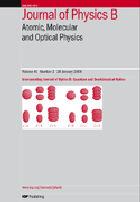 Journal of Physics B: Atomic, Molecular and Optical Physics | EVISA's ...
